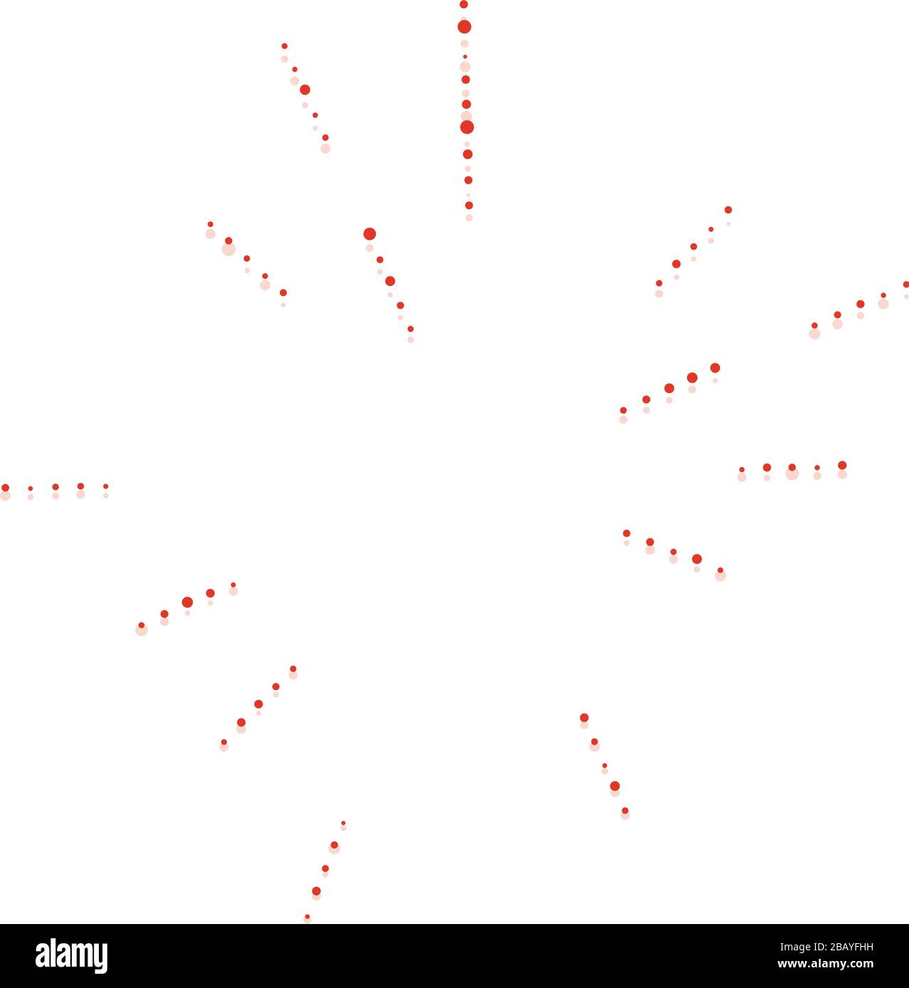 Random dots, circles abstract. Speckles, dotted radial, radiating ...