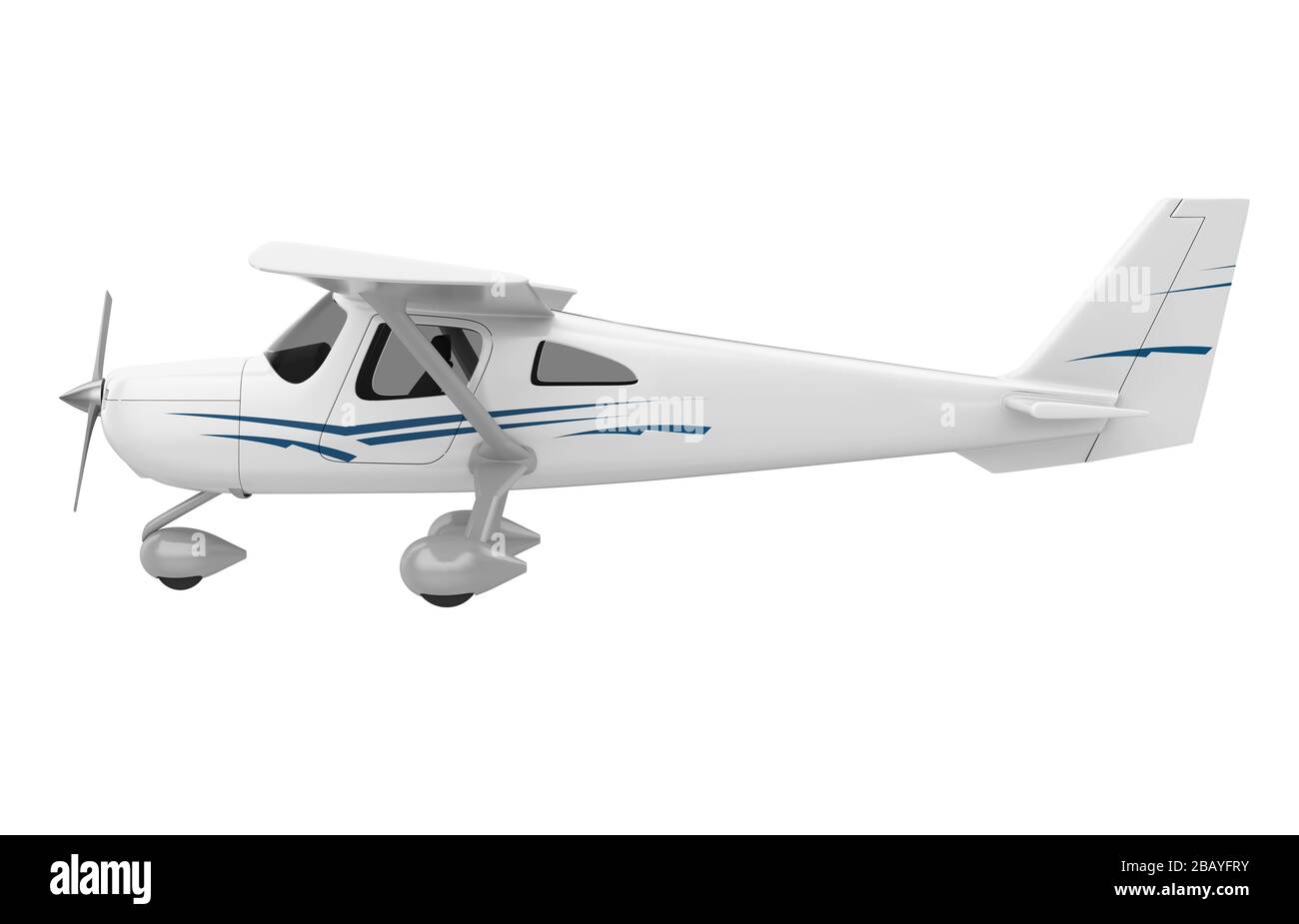 Cockpit small plane view Cut Out Stock Images & Pictures - Alamy