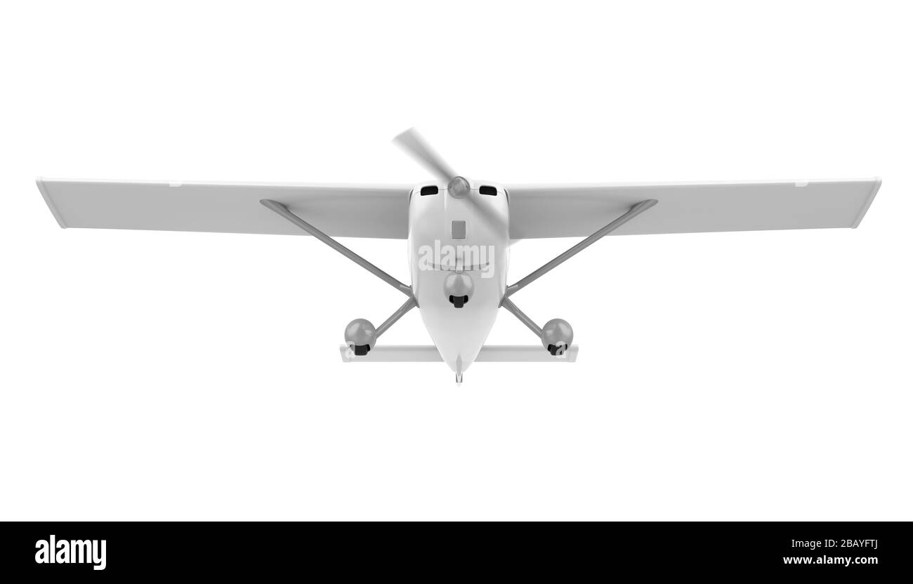 Small Airplane Isolated Stock Photo - Alamy