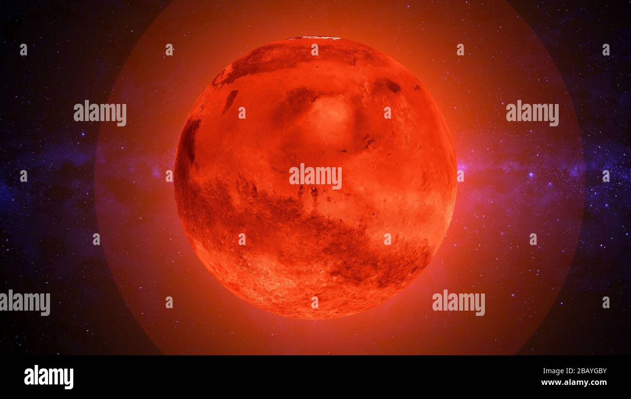 Mars - High resolution best quality solar system planet Stock Photo - Alamy