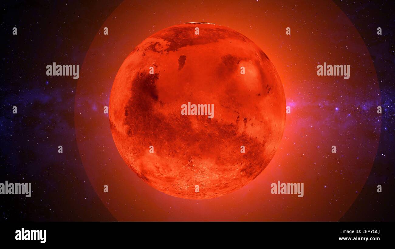 Mars - High resolution best quality solar system planet Stock Photo - Alamy