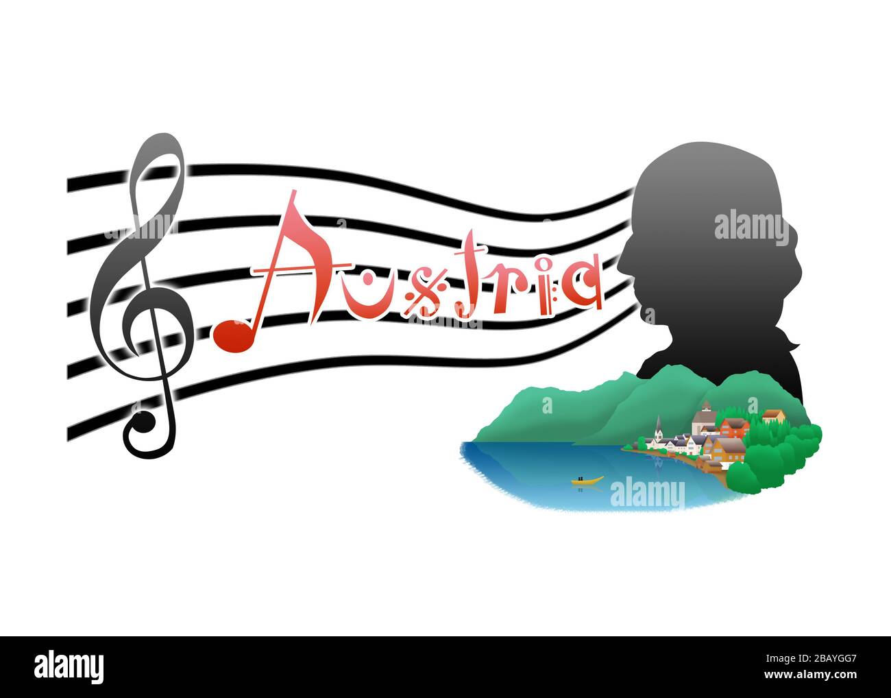 Wolfgang Amadeus Mozart Educational Background Clipart