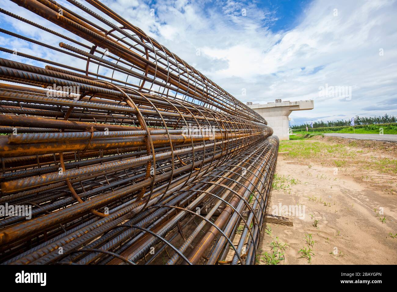 Reinforced pile trestle hi-res stock photography and images - Alamy