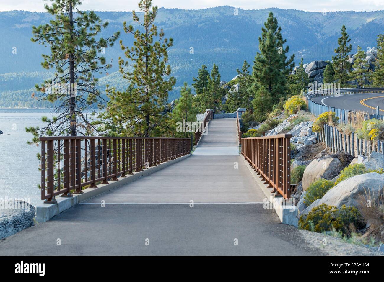 Empty walking path recreational hi-res stock photography and images - Alamy