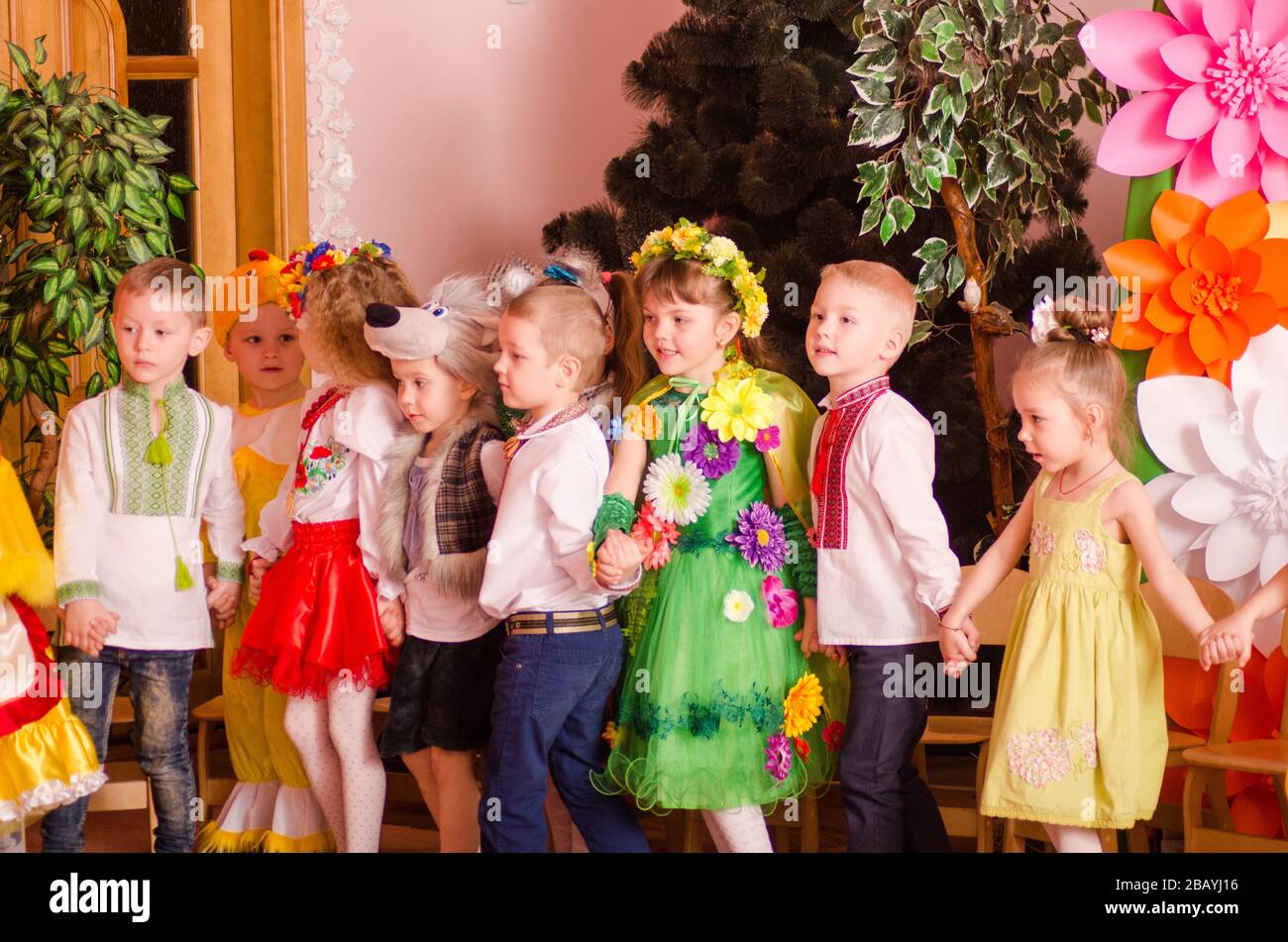 Ukraina, Lutsk, 13 March 2018. Kindergarten is the fifth. Children's ...