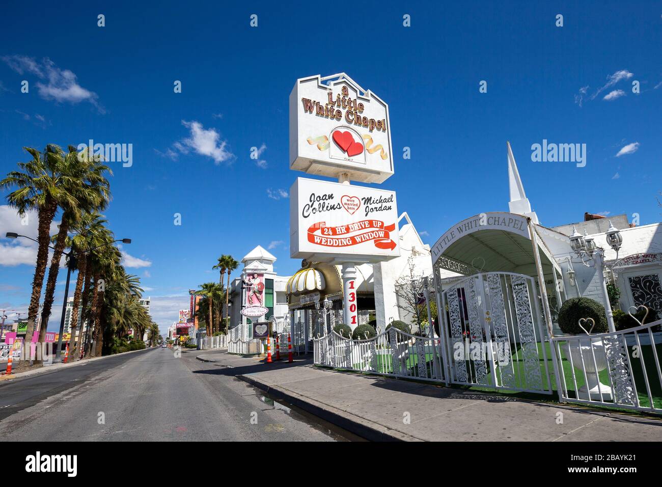 General view of A Little White Chapel amid the global coronavirus COVID ...