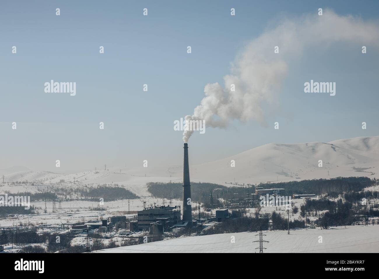 Factory polluting water hi-res stock photography and images - Alamy