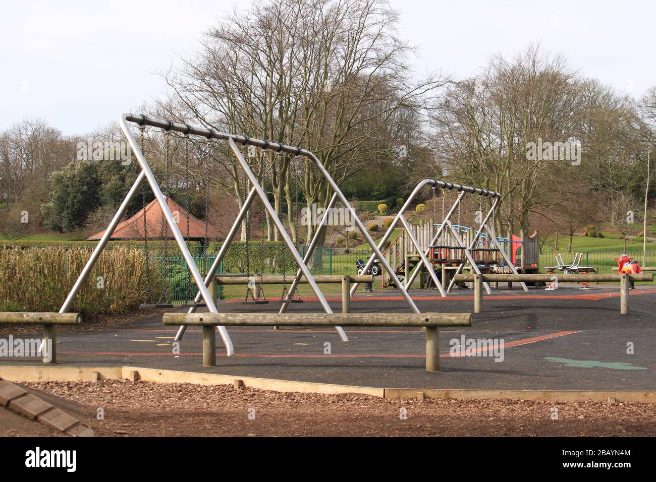 Park swings england uk hi-res stock photography and images - Alamy