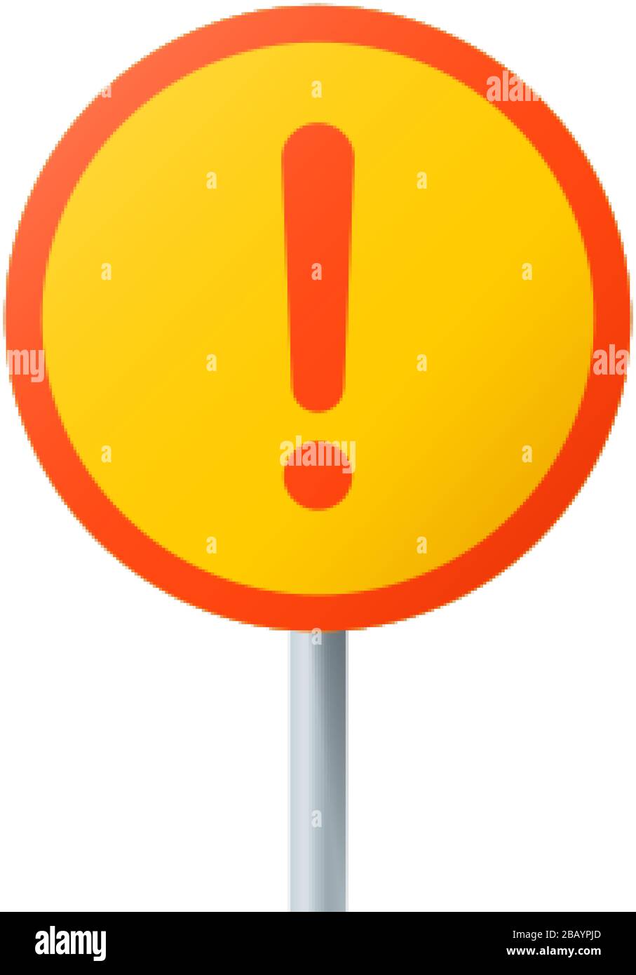 Generic danger symbol. Circular sign of a various hazards Stock Vector ...