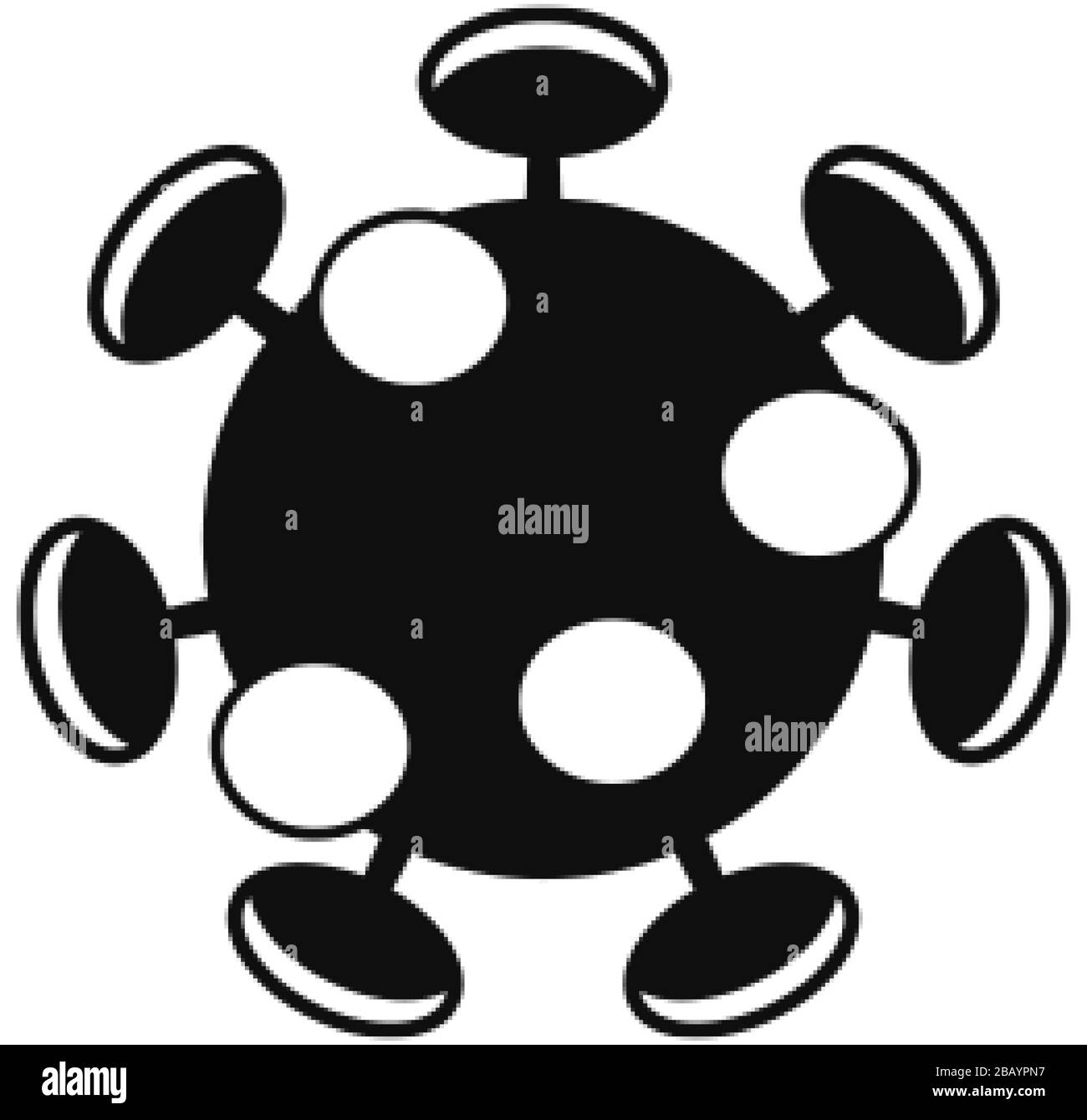 Sars cov 2 logo Stock Vector Images - Alamy