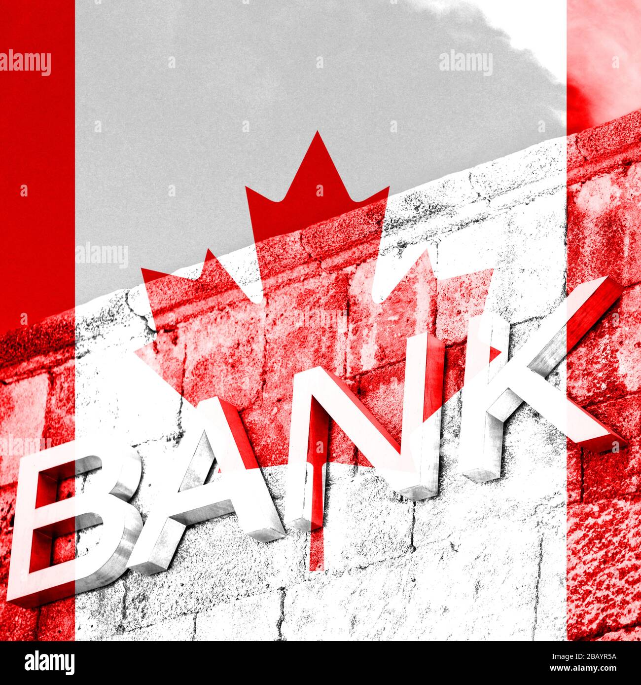 Canadian currency exchange flag hi-res stock photography and images - Alamy