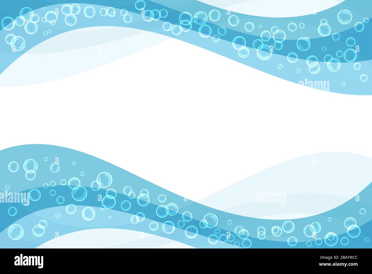 summer blue color wave abstract or natural bubble texture background ...