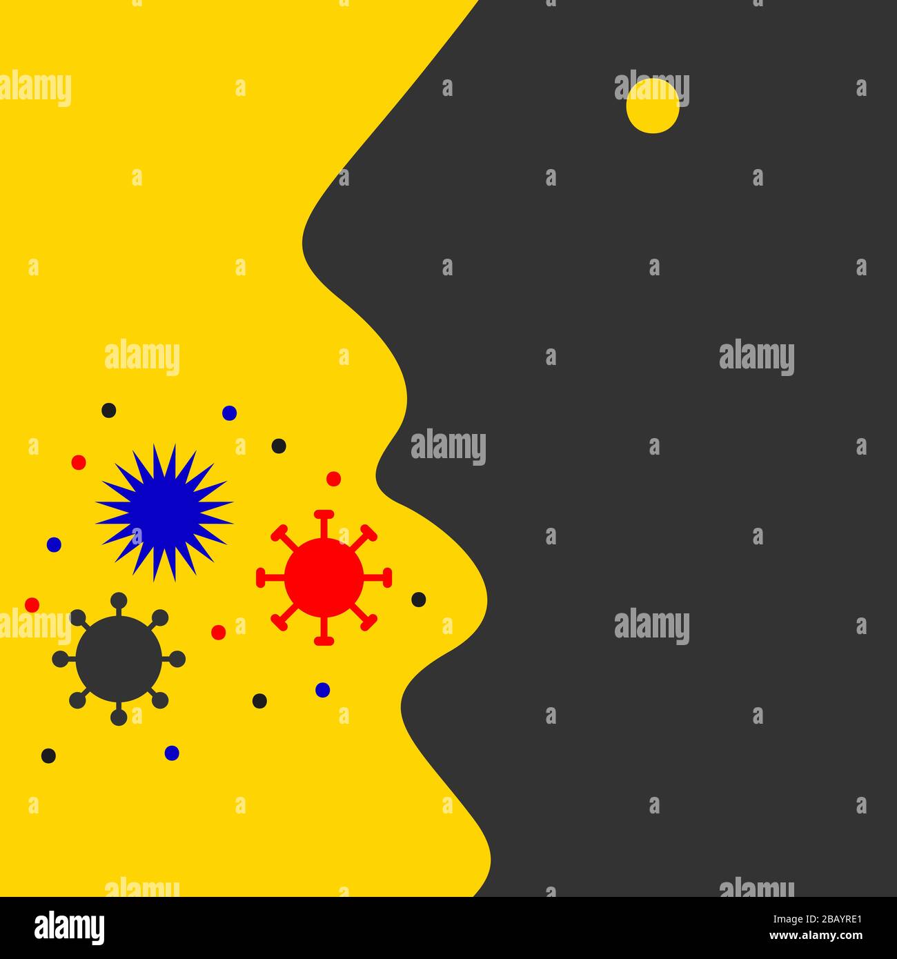 Person suffering from acute respiratory viral infections, colds, flu ...