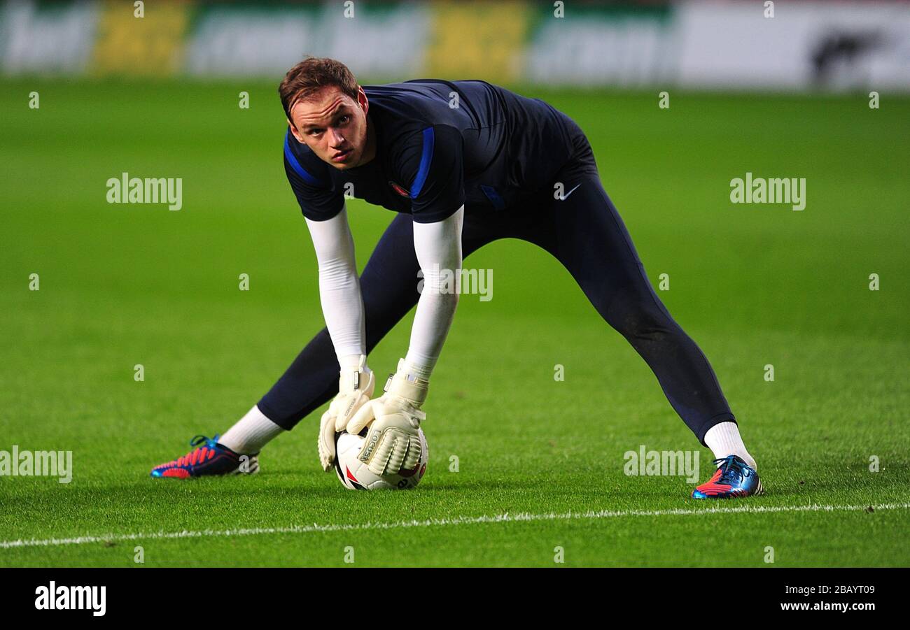 David Button, Charlton Athletic goalkeeper Stock Photo - Alamy