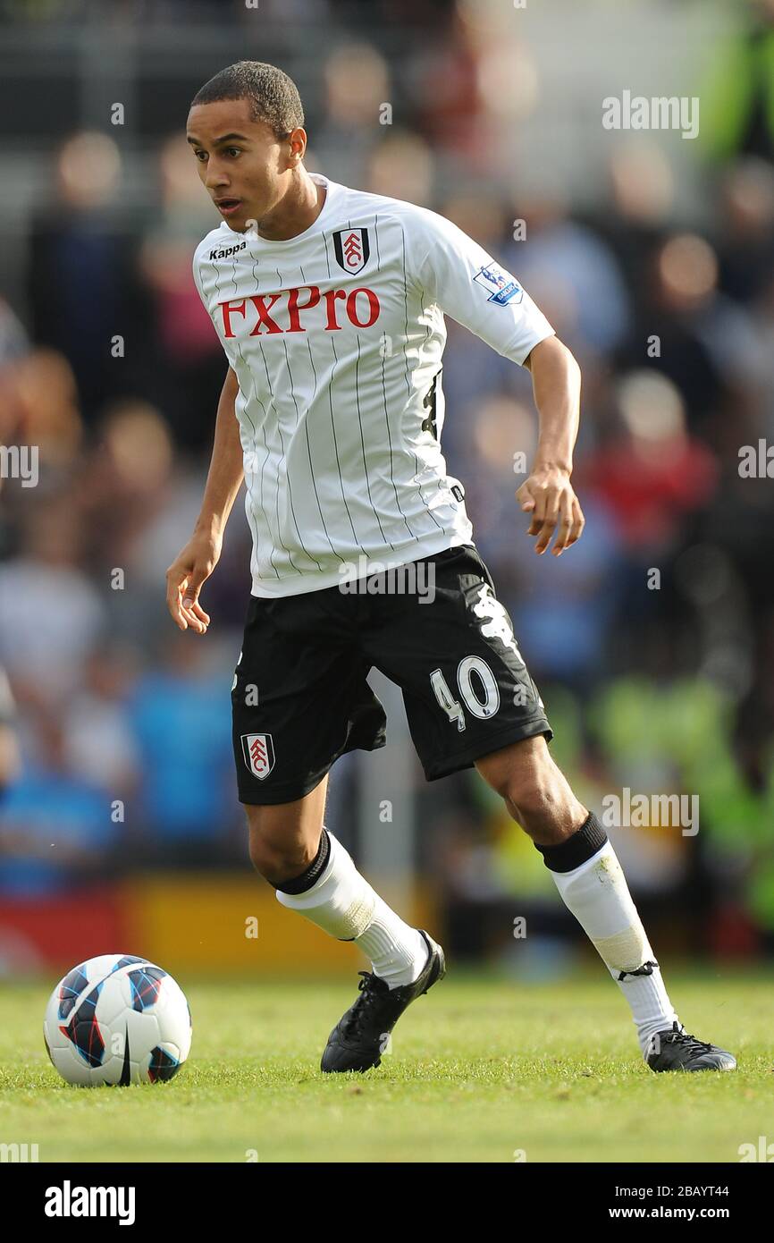 Fulham's Alex Smith makes his first team debut Stock Photo - Alamy