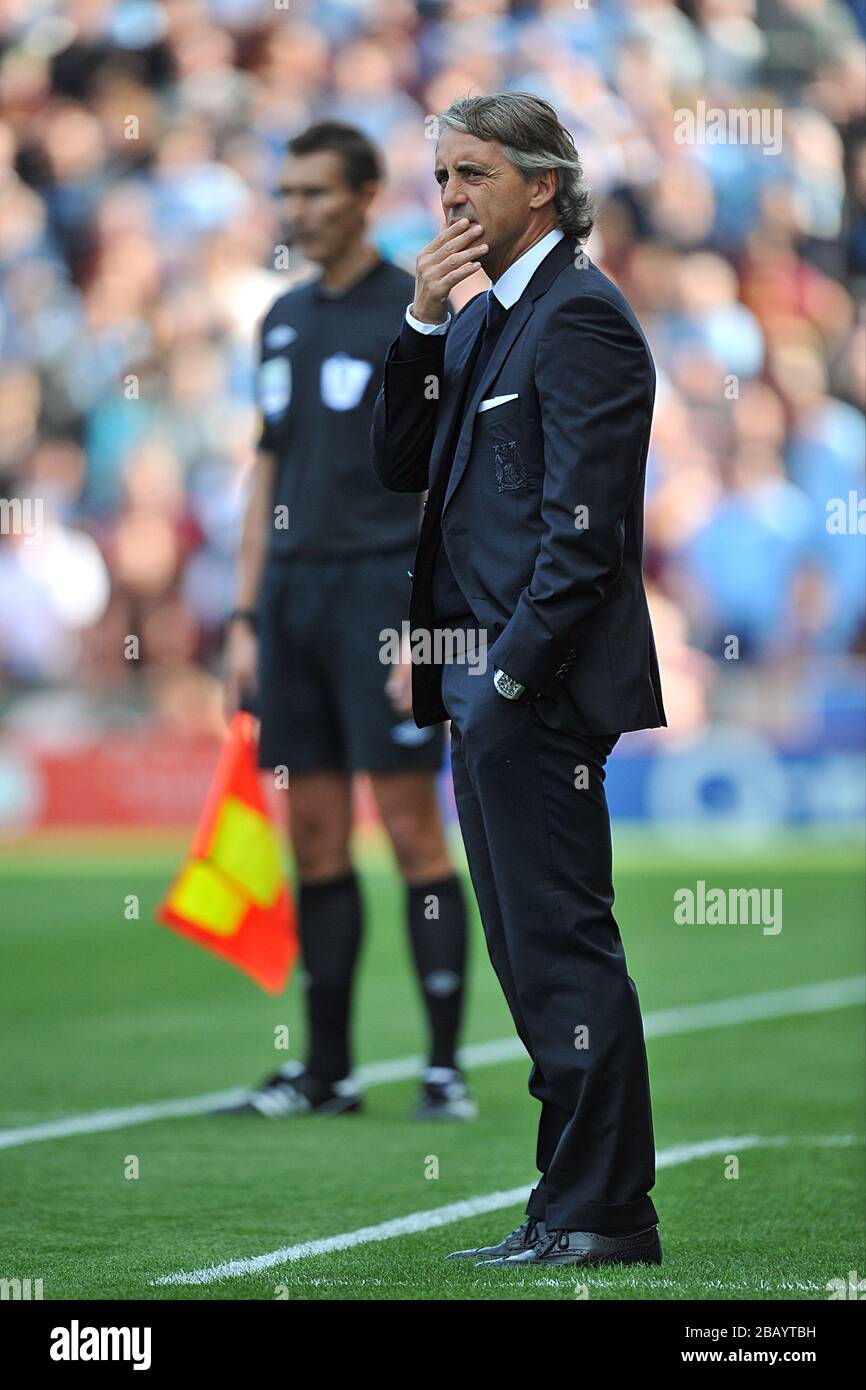 Roberto Mancini, Manchester City manager Stock Photo - Alamy