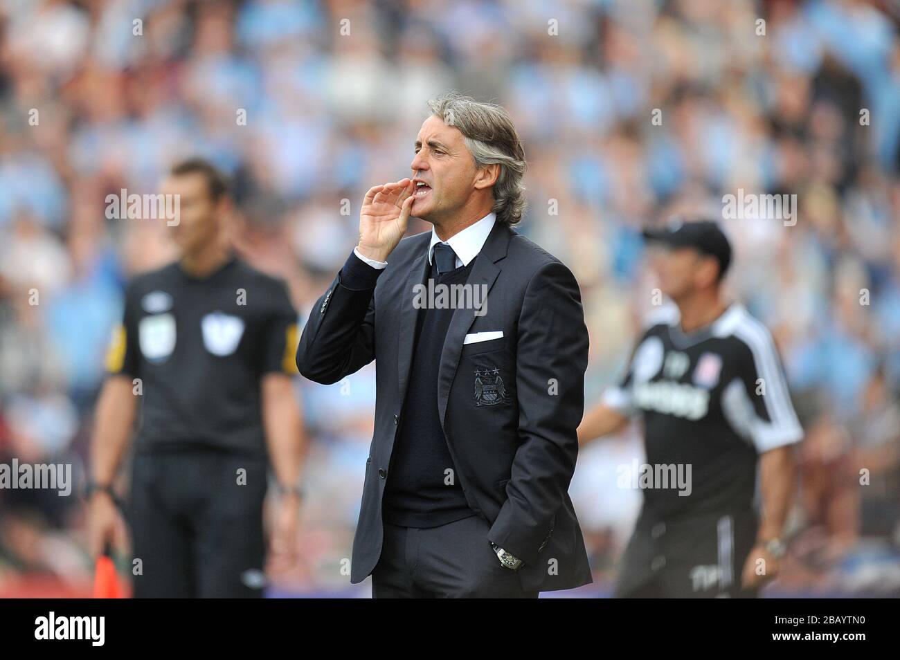 Roberto Mancini, Manchester City manager Stock Photo - Alamy