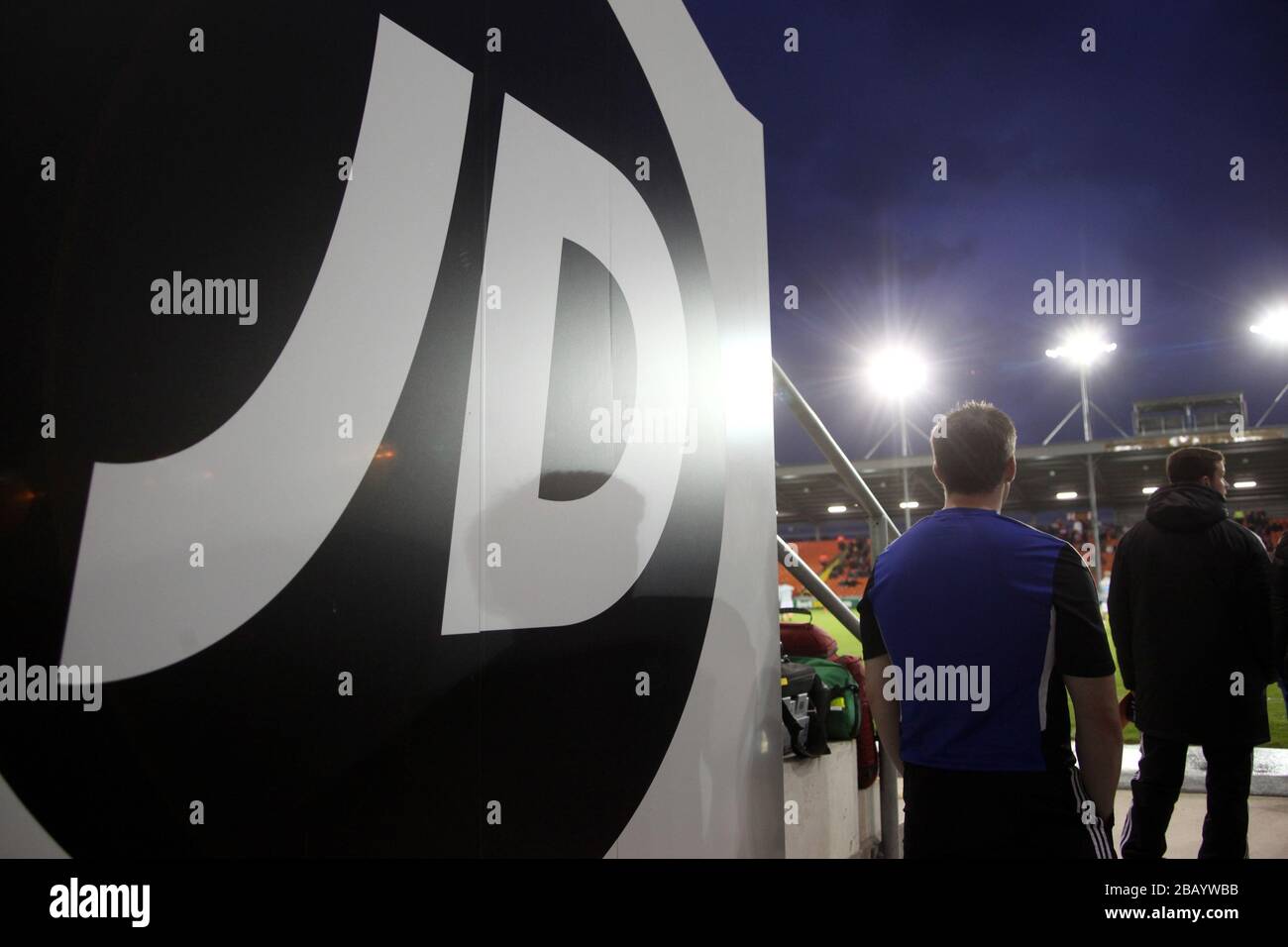 Football general view gv tunnel sign signage hi-res stock photography ...