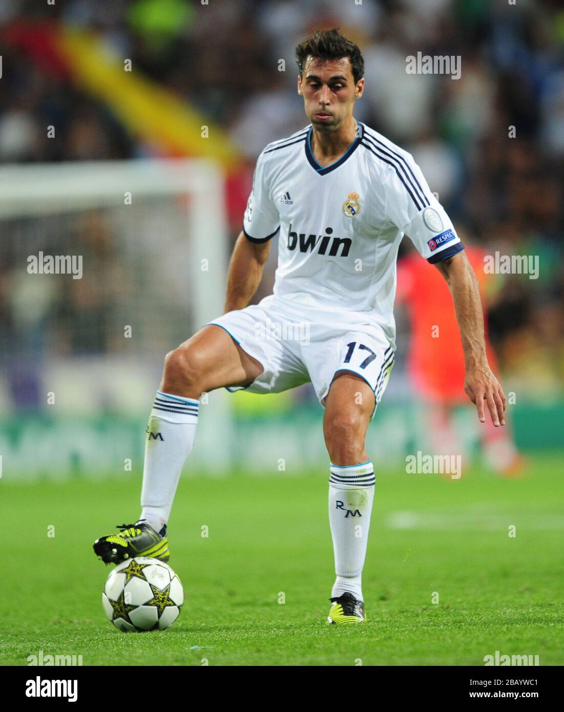 Real Madrid's Alvaro Arbeloa Stock Photo - Alamy