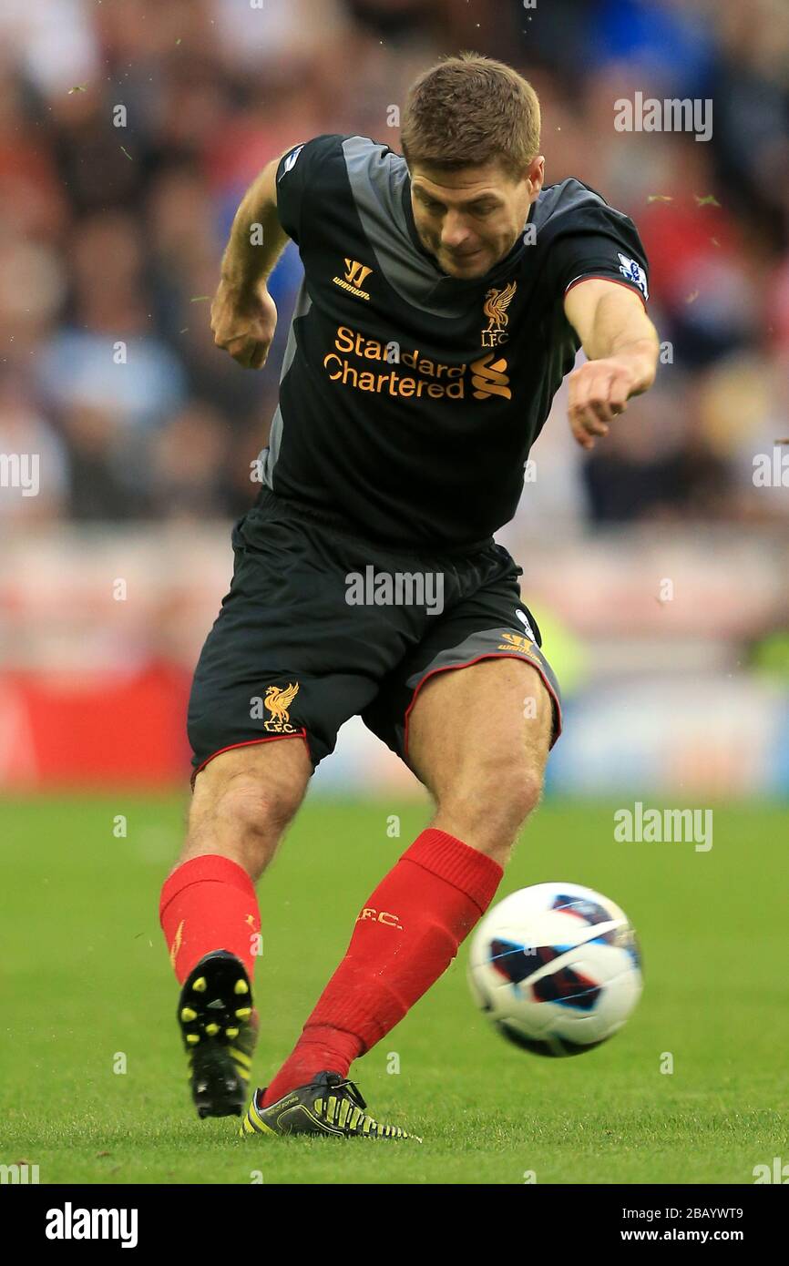 Steven Gerrard, Liverpool Stock Photo - Alamy