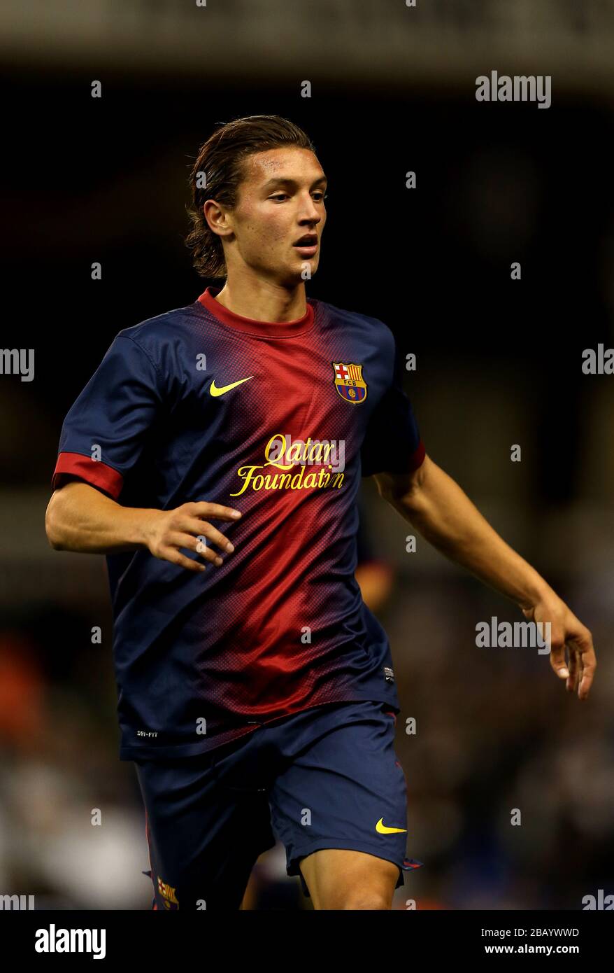 Barcelona's David Babunski Stock Photo - Alamy