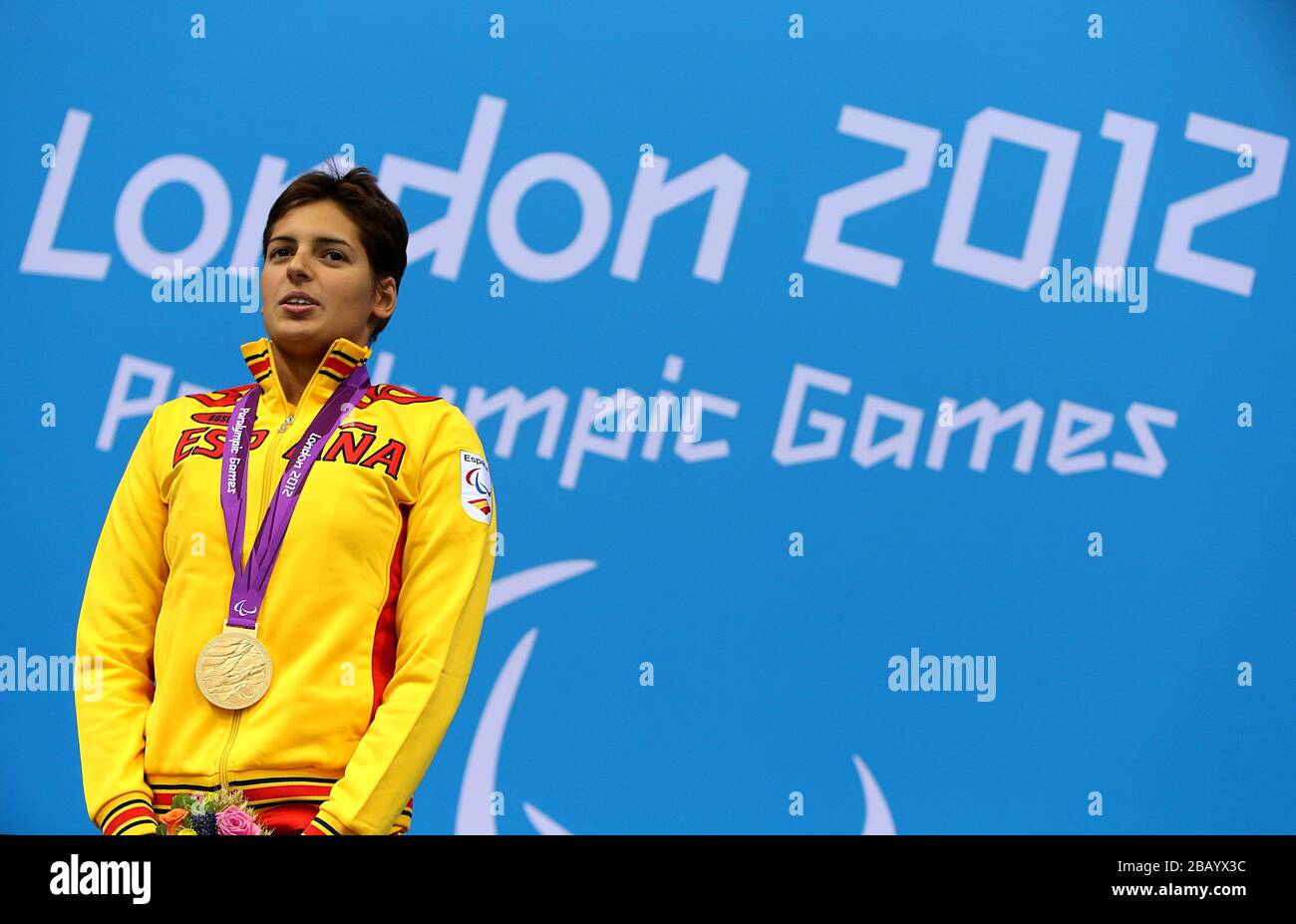 Spain's Michelle Alonso Morales with her Gold Medal for the Women's ...