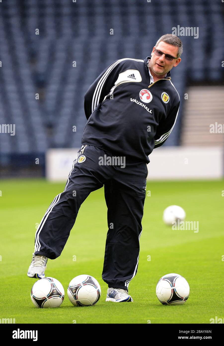 Scotlands manager craig levein during training at hampden park stadium ...
