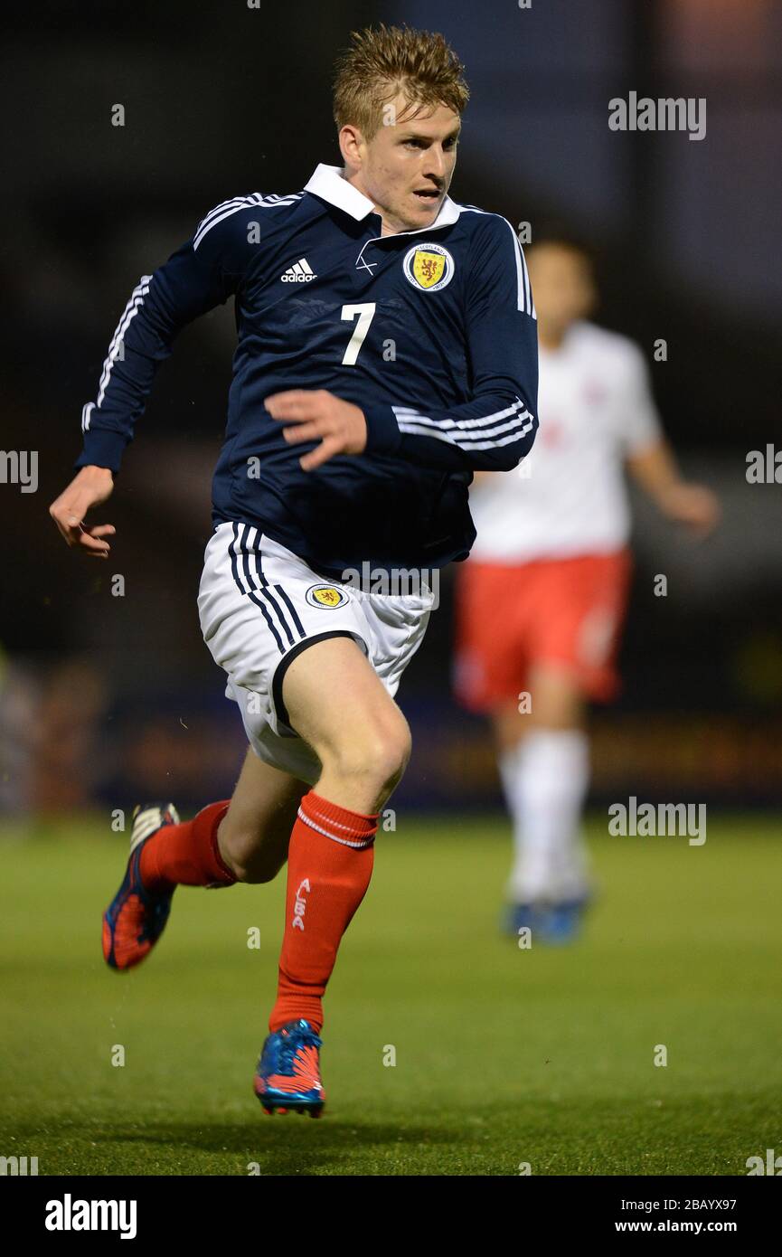 Scotland's Stuart Armstrong Stock Photo - Alamy