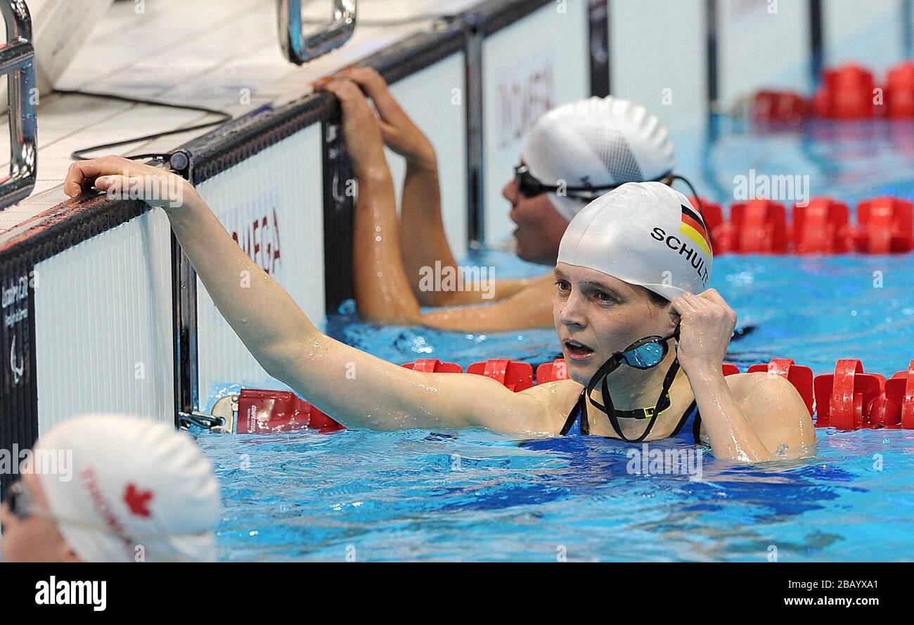 Germany's Daniela Schulte after winning Gold in the Women's 400m ...