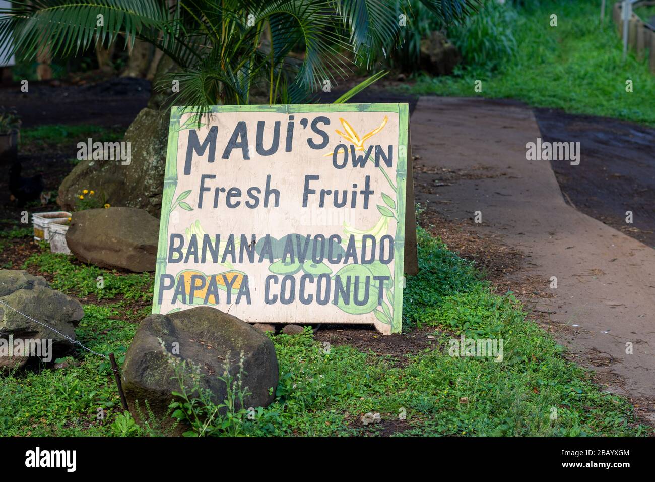 Hawaii fruit stand hi-res stock photography and images - Alamy