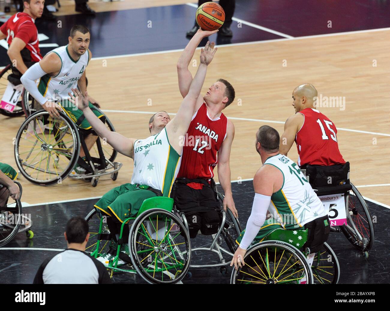 Australia's Shaun Norris and Canada's Patrick Anderson compete for ...