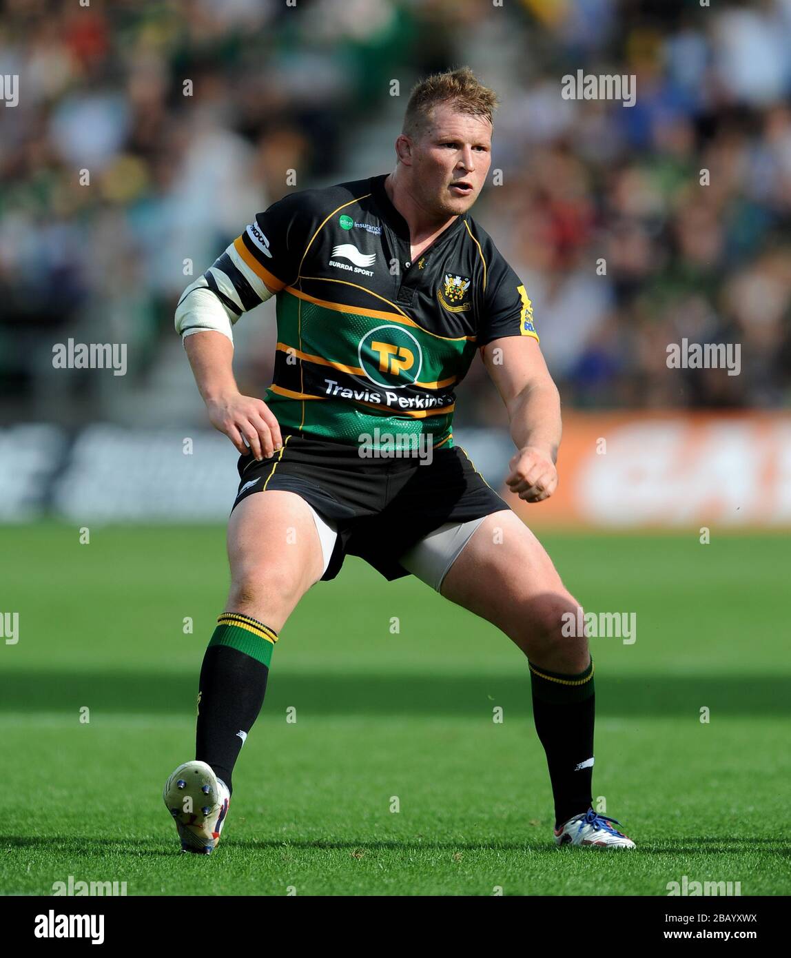 Northampton saints dylan hartley hi-res stock photography and images ...