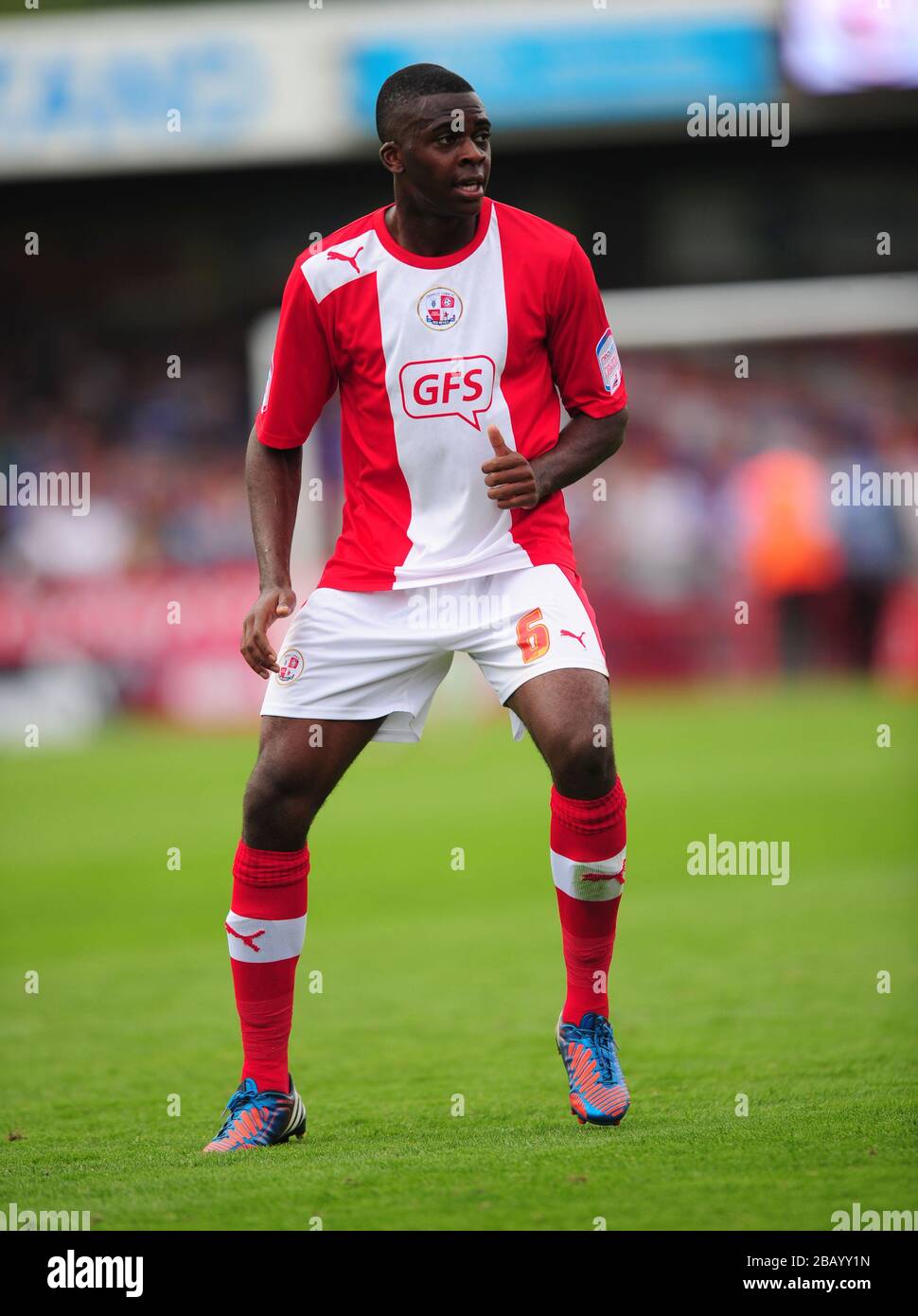 Crawley Town's Hope Akpan Stock Photo - Alamy