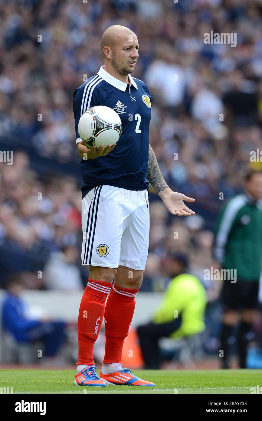 Alan Hutton, Scotland Stock Photo - Alamy