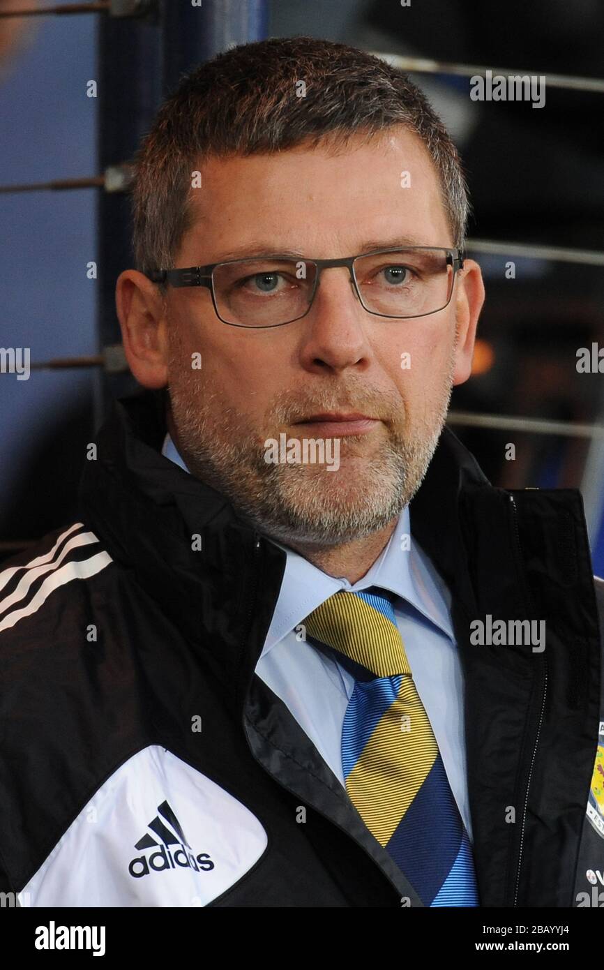 Criag Levein, Scotland manager Stock Photo - Alamy