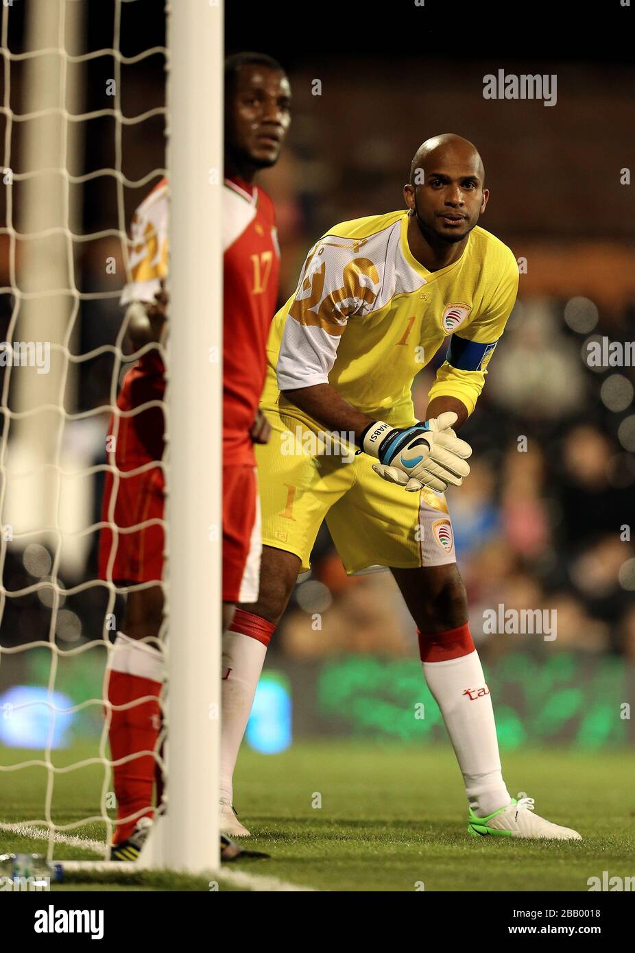 Oman's goalkeeper Ali Al Habsi in action Stock Photo - Alamy