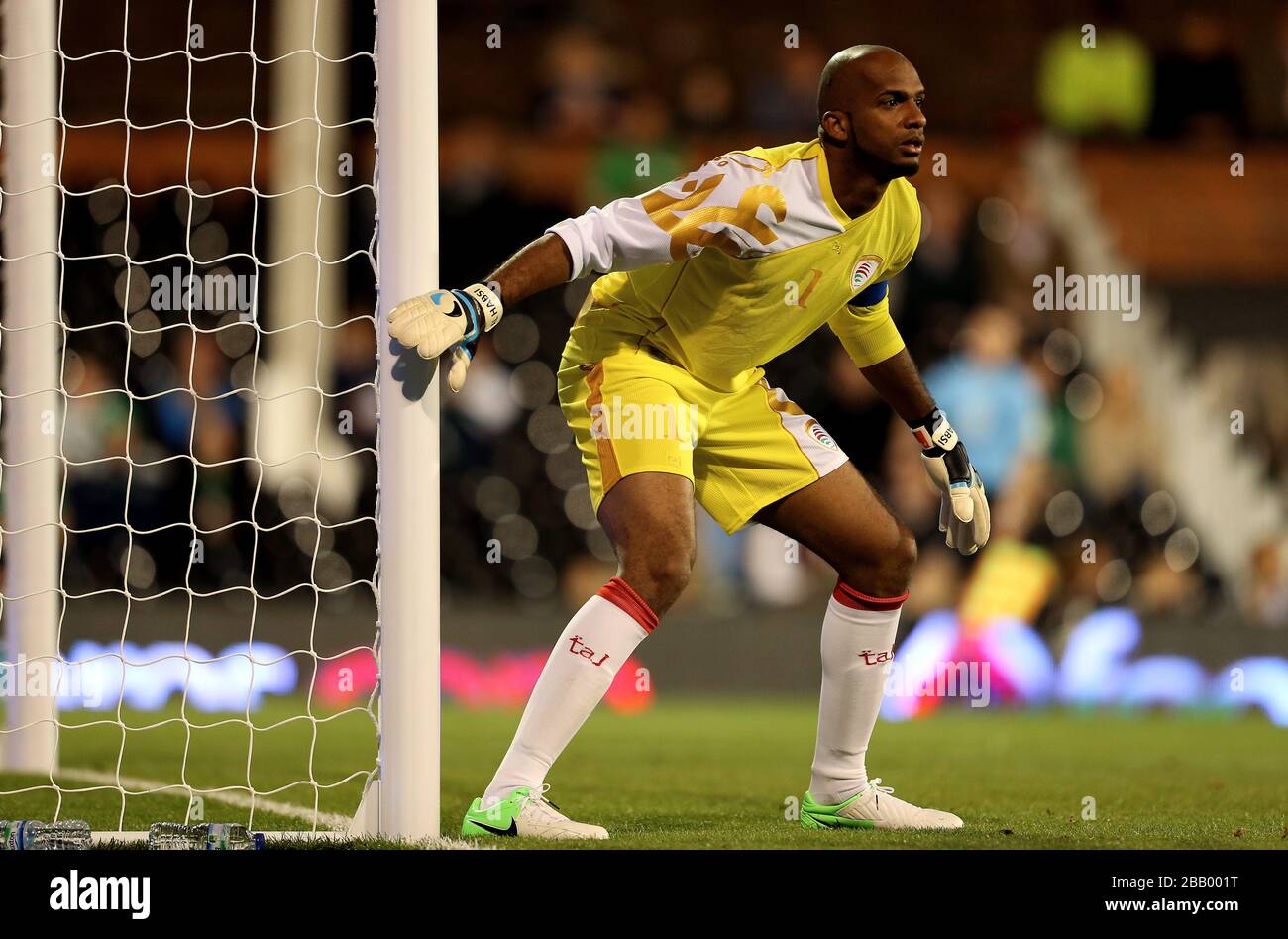 Oman's goalkeeper Ali Al Habsi in action Stock Photo - Alamy