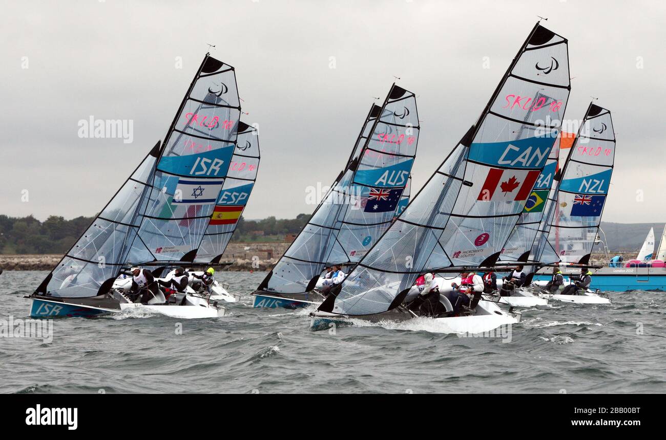 Sailing two person keelboat skud18 hi-res stock photography and images ...