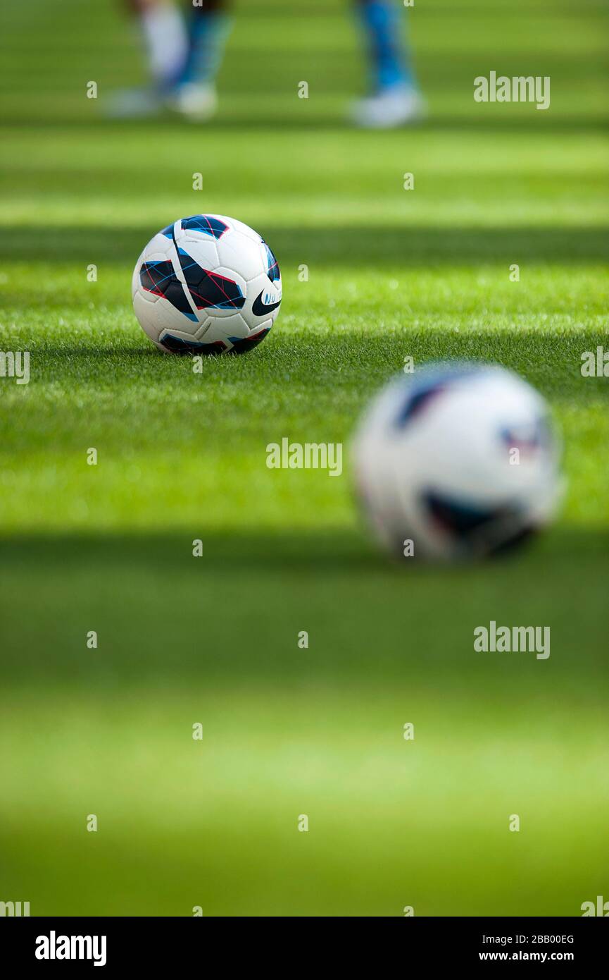 Two footballs hi-res stock photography and images - Alamy