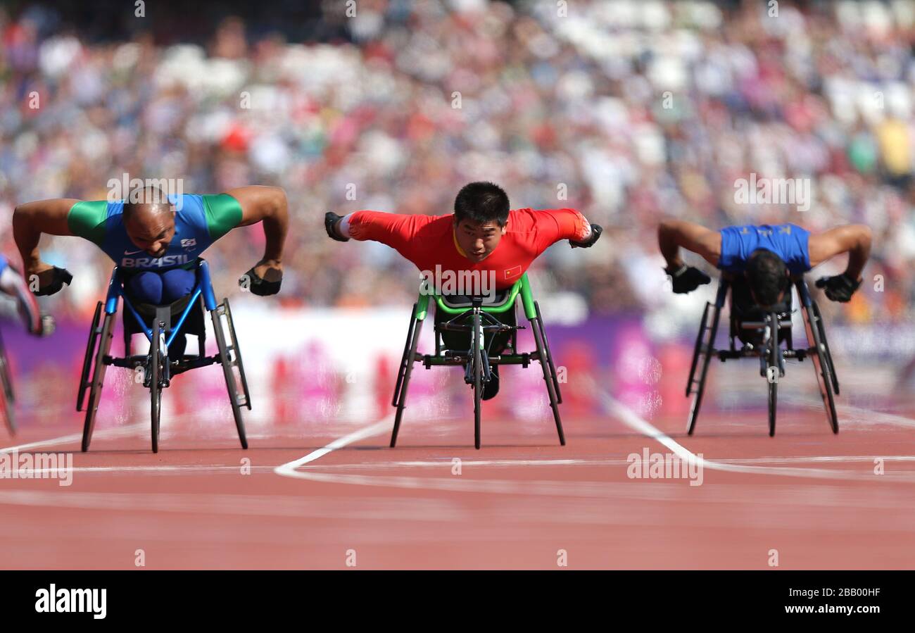 Republic of China's Yufei Zhao during Round 1, Heat 2 of the Men's 100m ...