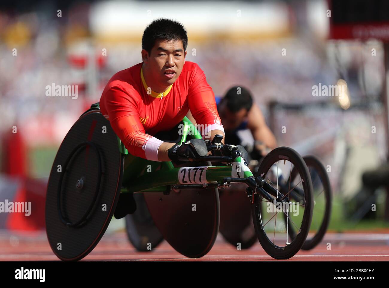 Republic of China's Yufei Zhao during Round 1, Heat 2 of the Men's 100m ...