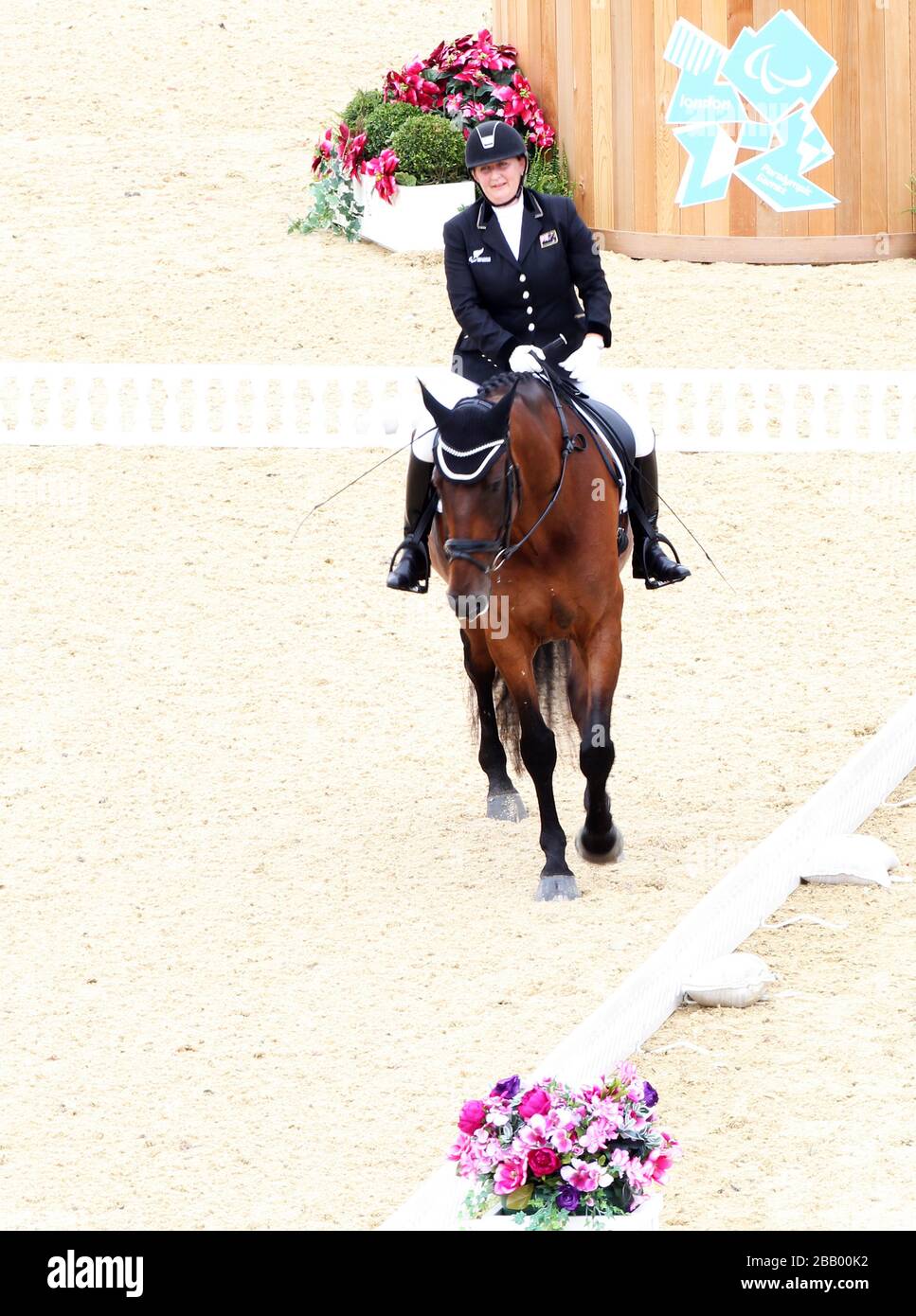 New Zealand's Rachel Stock competes in the Dressage Individual ...