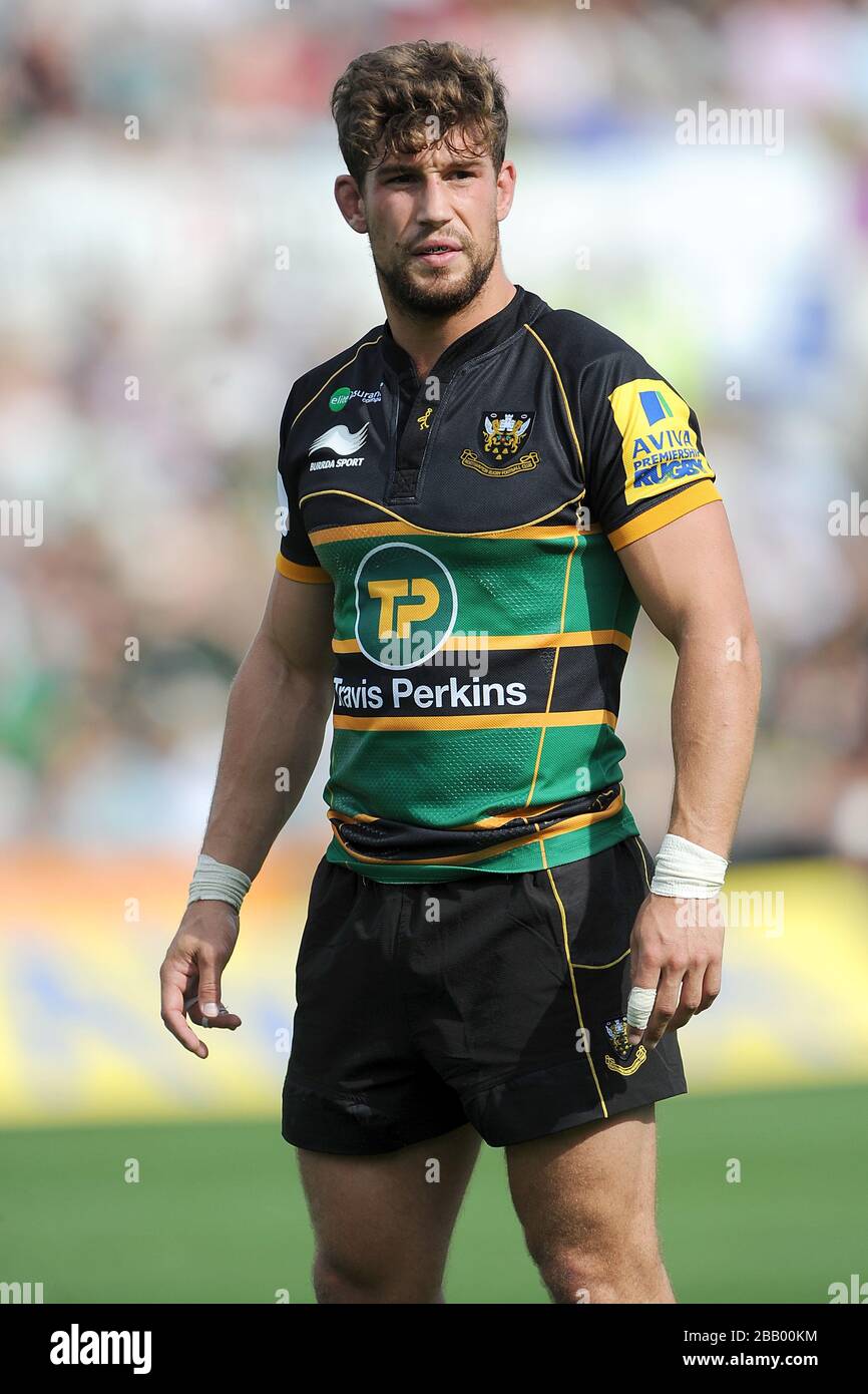 Dominic Waldouck, Northampton Saints Stock Photo - Alamy