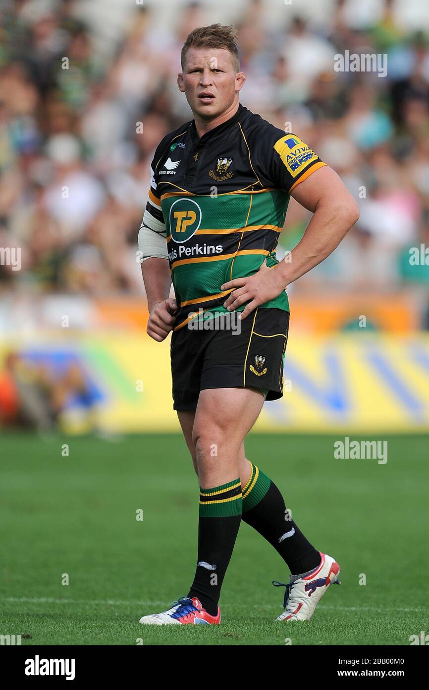 Northampton saints dylan hartley hi-res stock photography and images ...