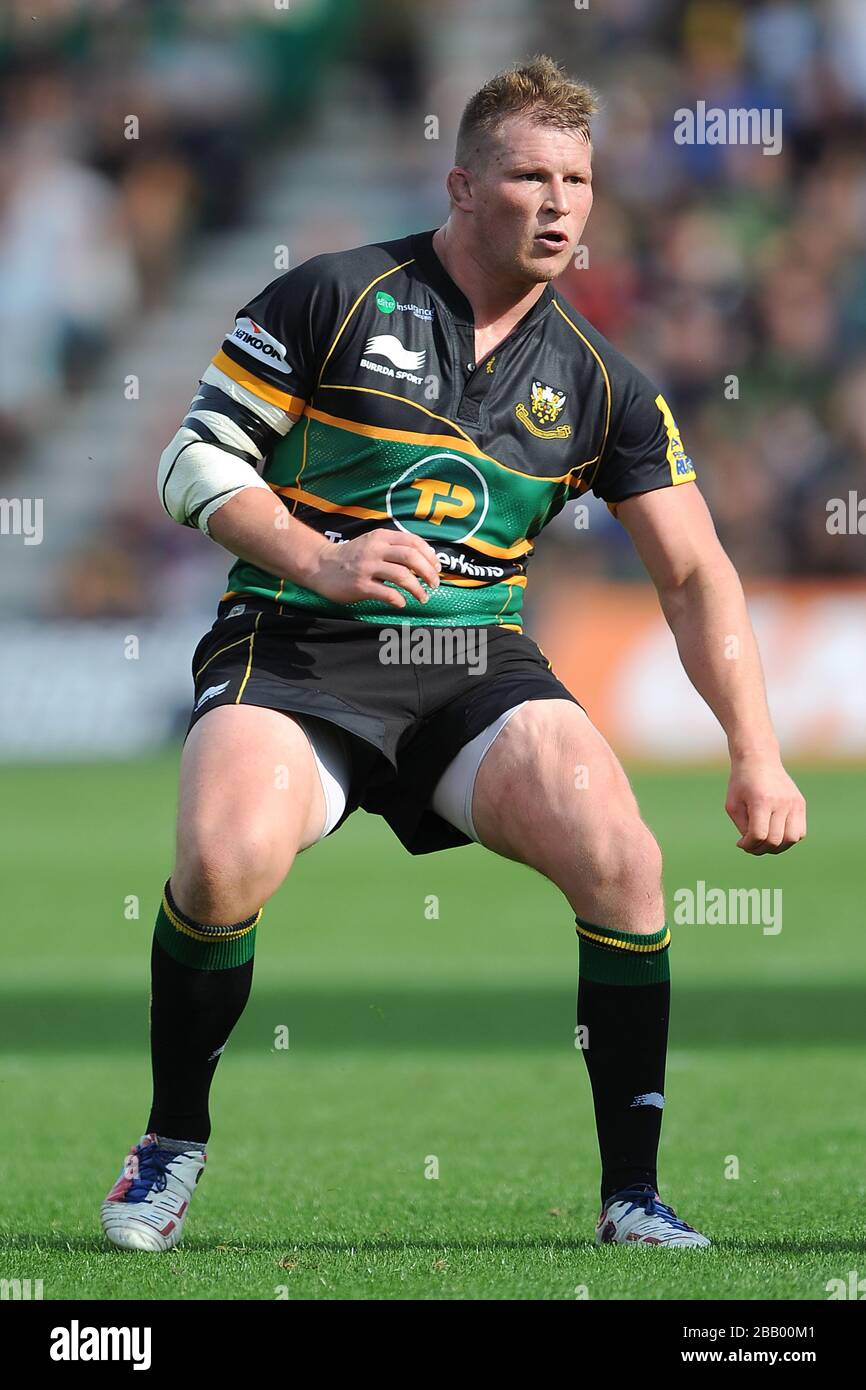 Northampton saints dylan hartley hi-res stock photography and images ...