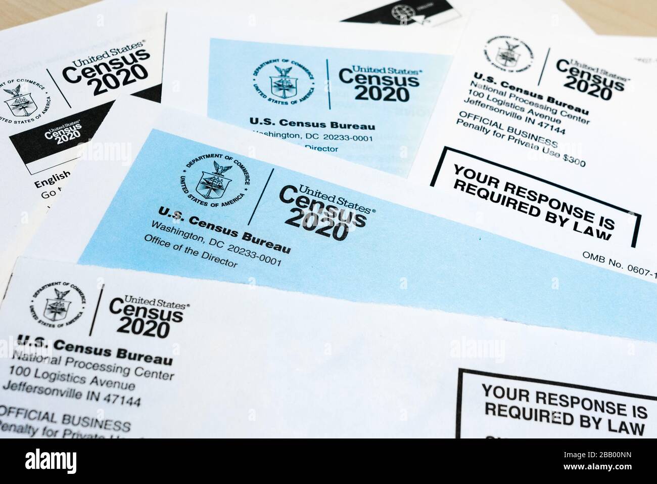 Census envelope hi-res stock photography and images - Alamy