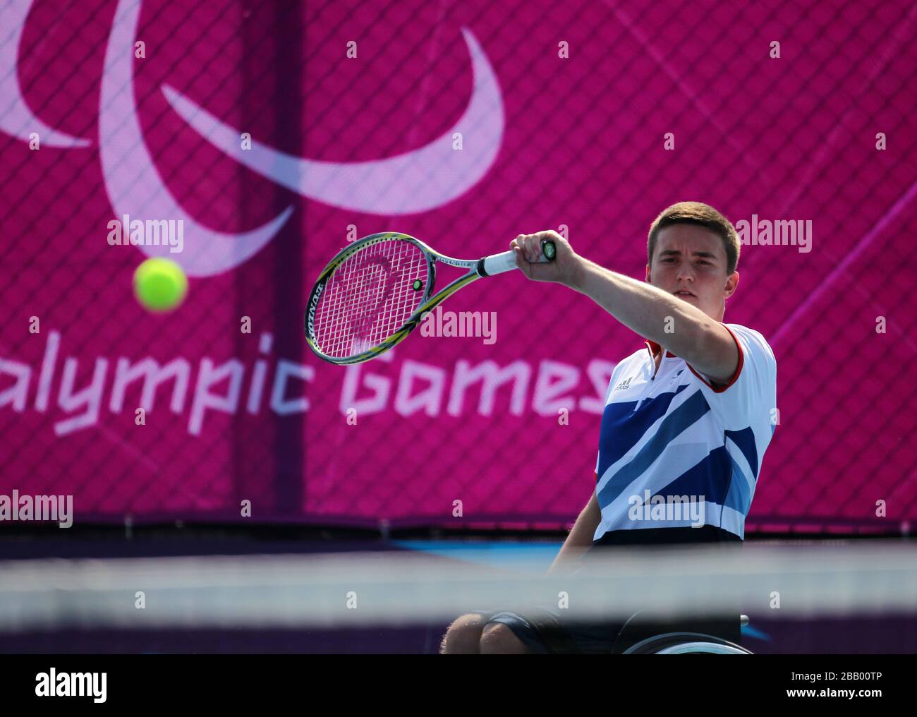 Great Britain's Gordon Reid during the Men's doubles round of 16 at ...