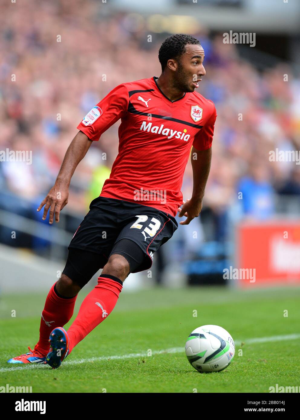 Cardiff City's Nicky Maynard Stock Photo - Alamy