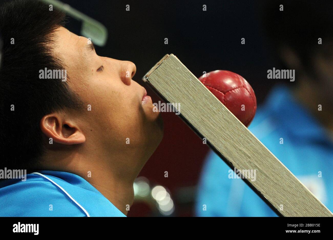 Republic of Korea's Ho-Won Jeong in action during the Boccia mixed ...