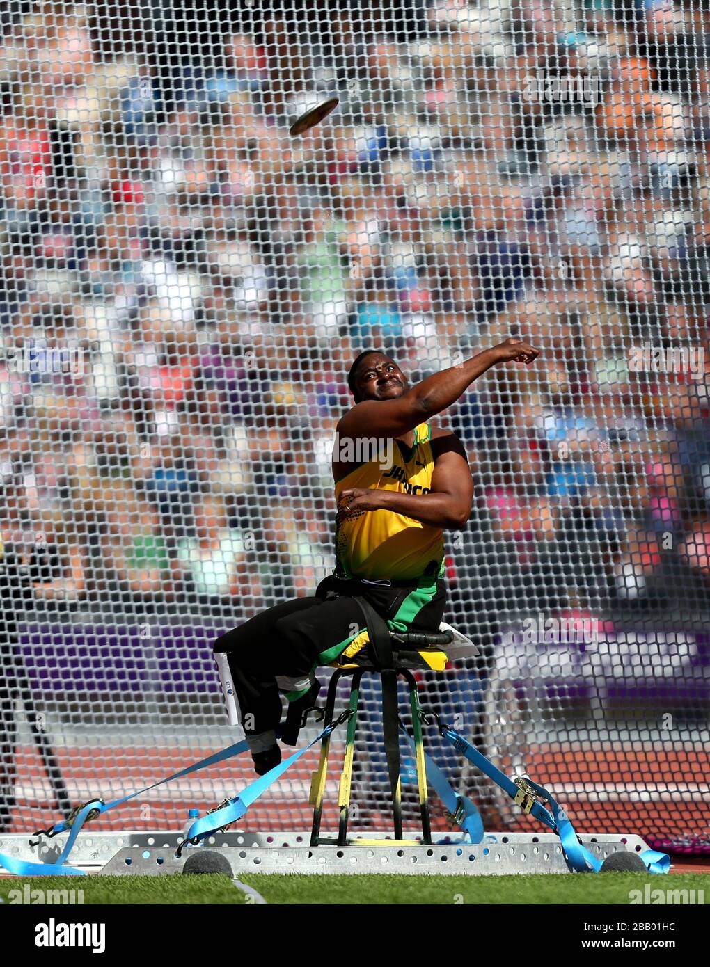 Jamica's Tanto Campbell during the Men's Discus Throw F54/55/56 ...